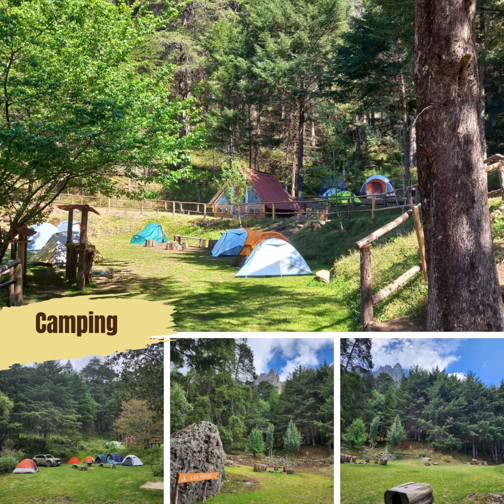 Áreas de acampar